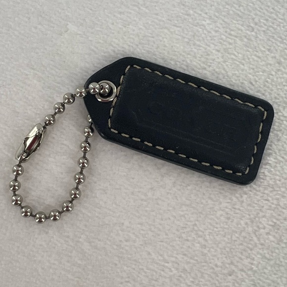 Coach | Bags | Coach Black Bag Tag | Poshmark